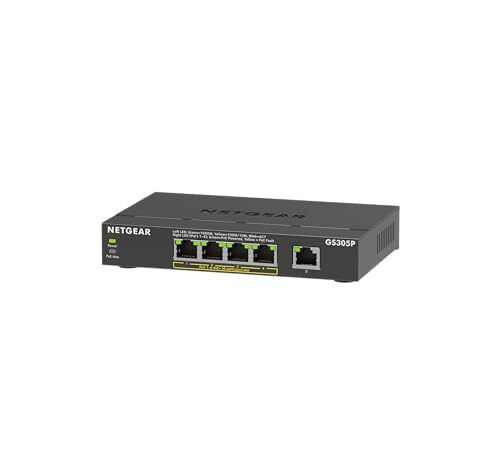 Neu [Originalprodukt] NETGEAR Switching Hub 5 Ports 1G PoE+ 63W ...
