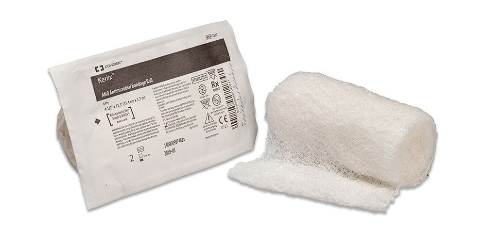 Kendall Kerlix™ Antimicrobial Gauze Bandage Roll 6 Ply Sterile (1 Roll ...