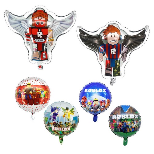 Roblox Shaped Foil Balloon Noob Gaming Roblox Man Birthday Balloons ...