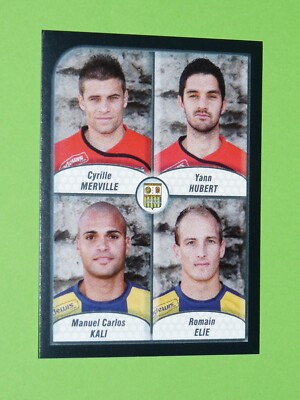 #538 MERVILLE HUBERT KALI ELIE ARLES AVIGNON PANINI FOOTBALL FOOT 2009 ...