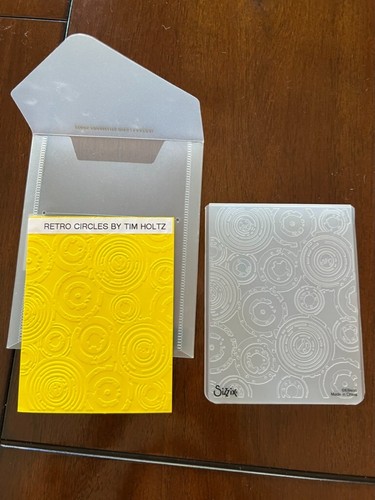 Retro Circles Embossing Folder by Tim Holtz | eBay
