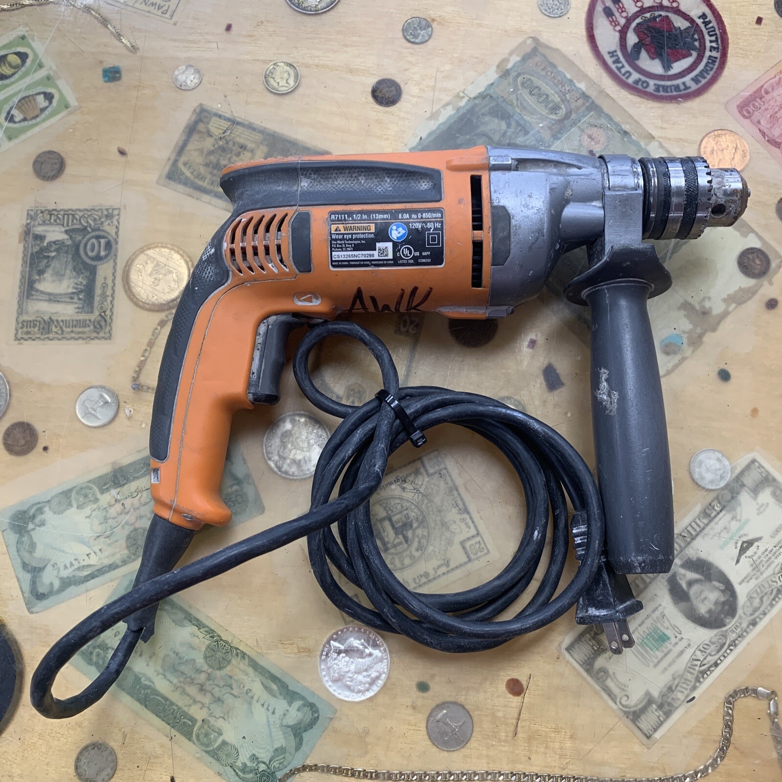 Ridgid R7111 Corded 1/2"in VSR Drill Die-Cast GR M | eBay