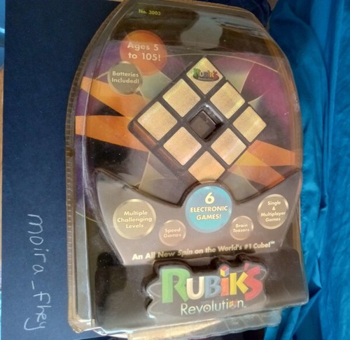 Rubik's Revolution Electronic Rubik's Cube 6 Games In 1 NEW 2008 Toy ...