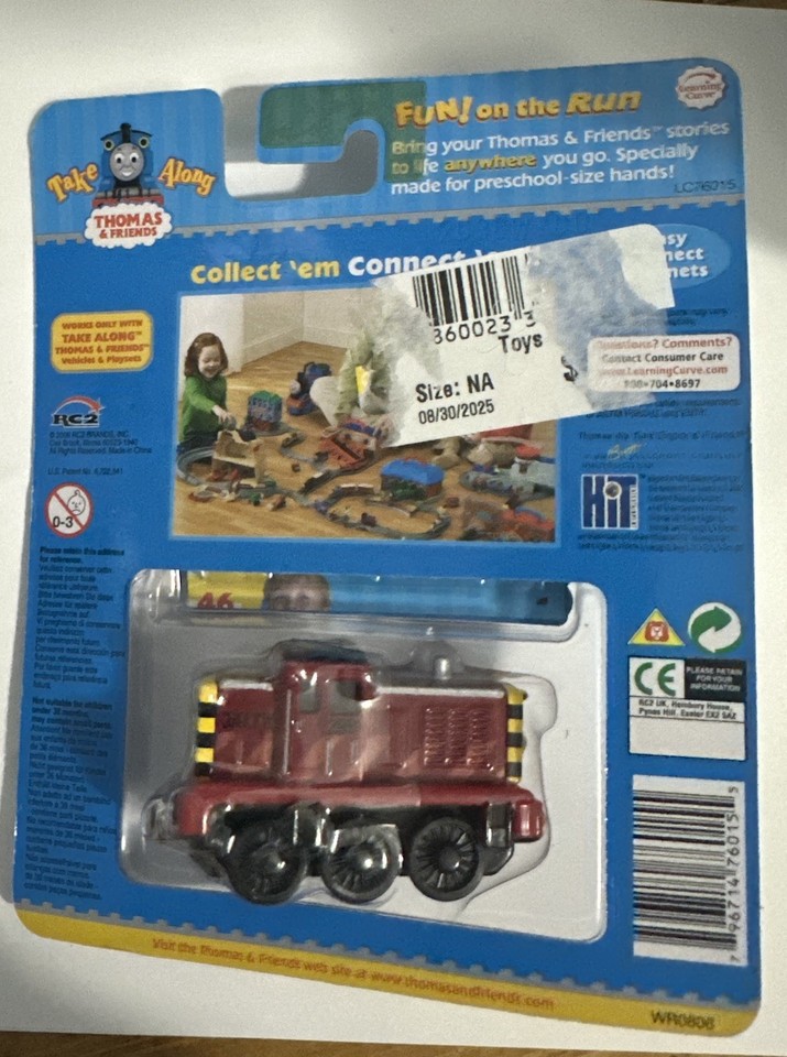 Thomas and Friends Take Along Die Cast SALTY Learning Curve NEW SEALED ...