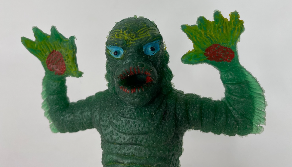 1974 Azrak Hamway Creature from the Black Lagoon Rubber Jiggler Figure ...