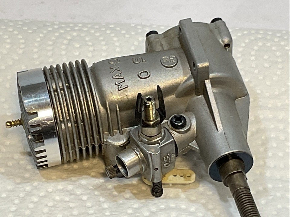 USED Vintage O.S. (OS) Max S30 R/C Nitro/Glow R/C Airplane Engine With ...