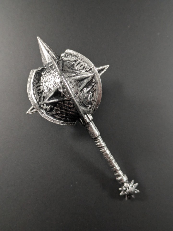 McFarlane Toys Kickstarter Medieval Spawn SILVER fodder Mace | eBay