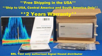 Signal Hound BB60C Real Time Spectrum Analyzer RF Recorder 6 GHz w Opt ...