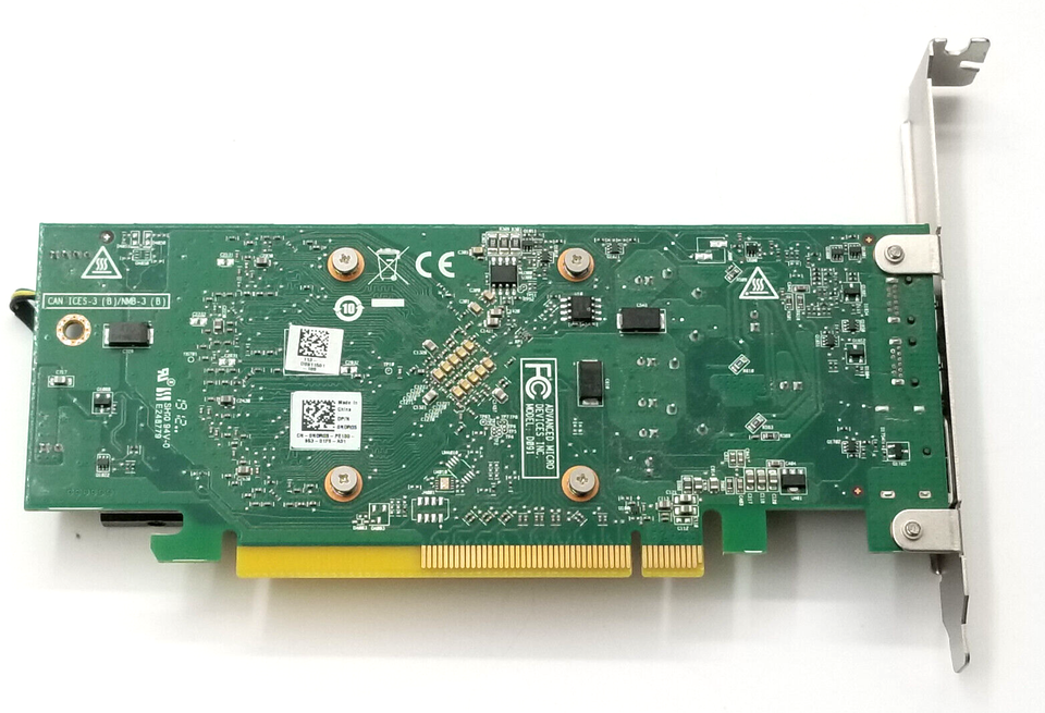 AMD Radeon RX 550 GPU High Profile 4GB GDDR5 Dual MINI DPort & DPort P ...