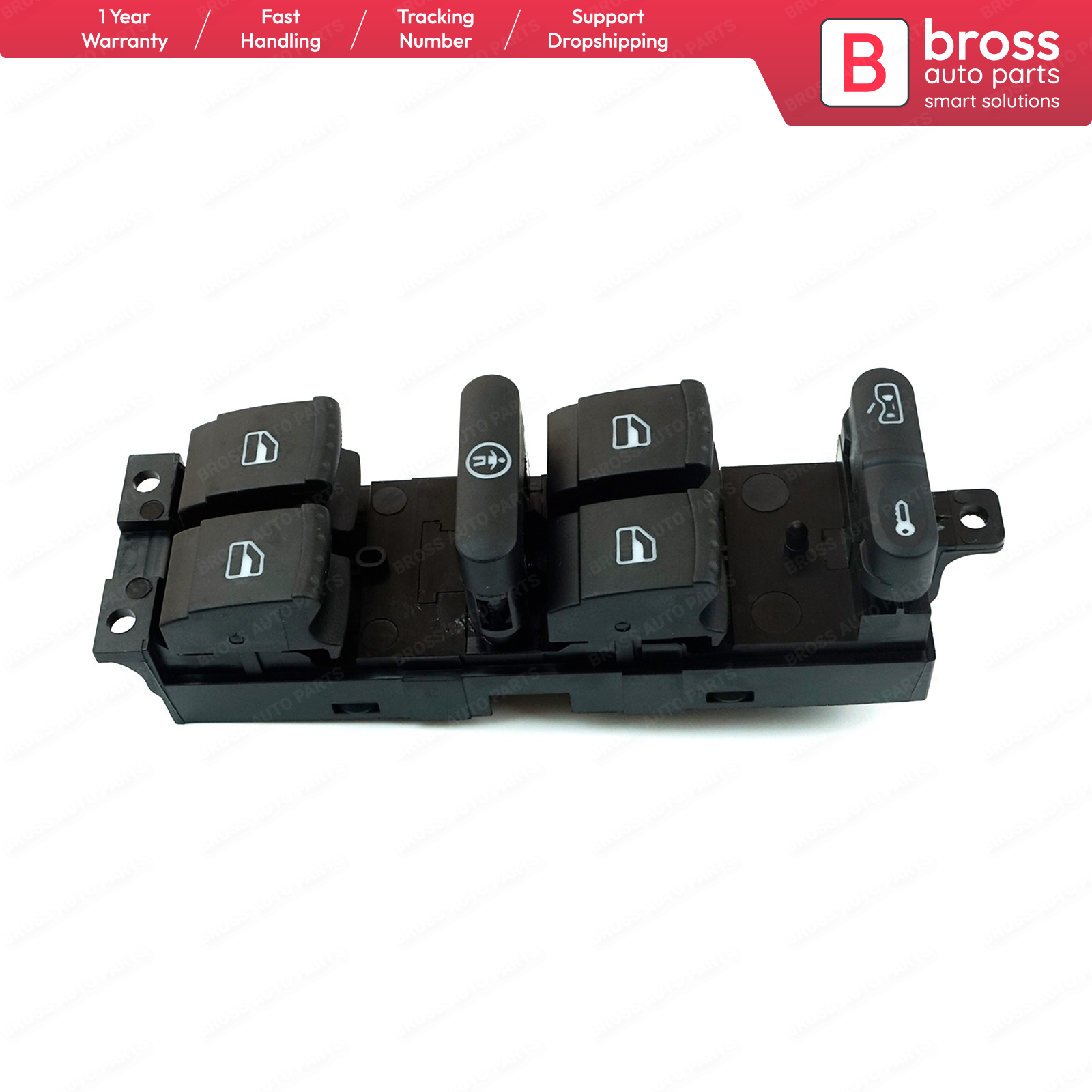 Window Master Switch 1J4959857B for VW Golf 4 Passat B5 Jetta Bora Seat ...