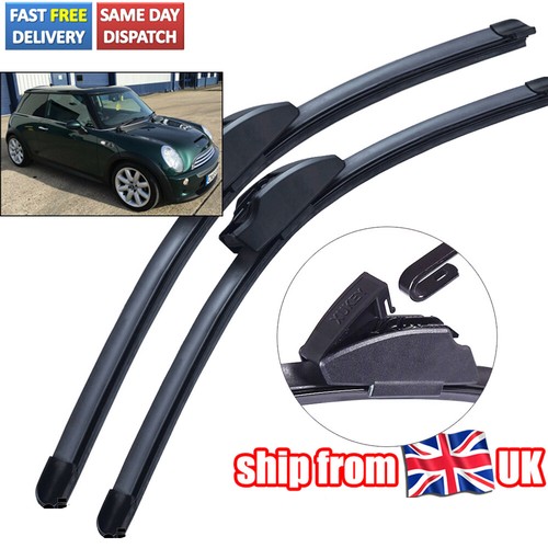 For Mini R50 R53 R55 R56 19"18" Front Windscreen Flat Wiper Blades Kit ...