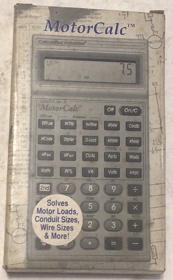 Calculated Industries Electric Calc II Project Calculator #3346 Worlds ...