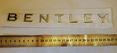 Bentley GT Continental Rear Boot Trunk New Style Badge Emblem ...