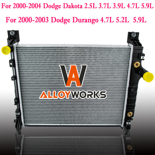 Radiator for Dodge 00-04 Dakota 2000-2003 Durango 2.5L 3.7 3.9 4.7 5.2 ...
