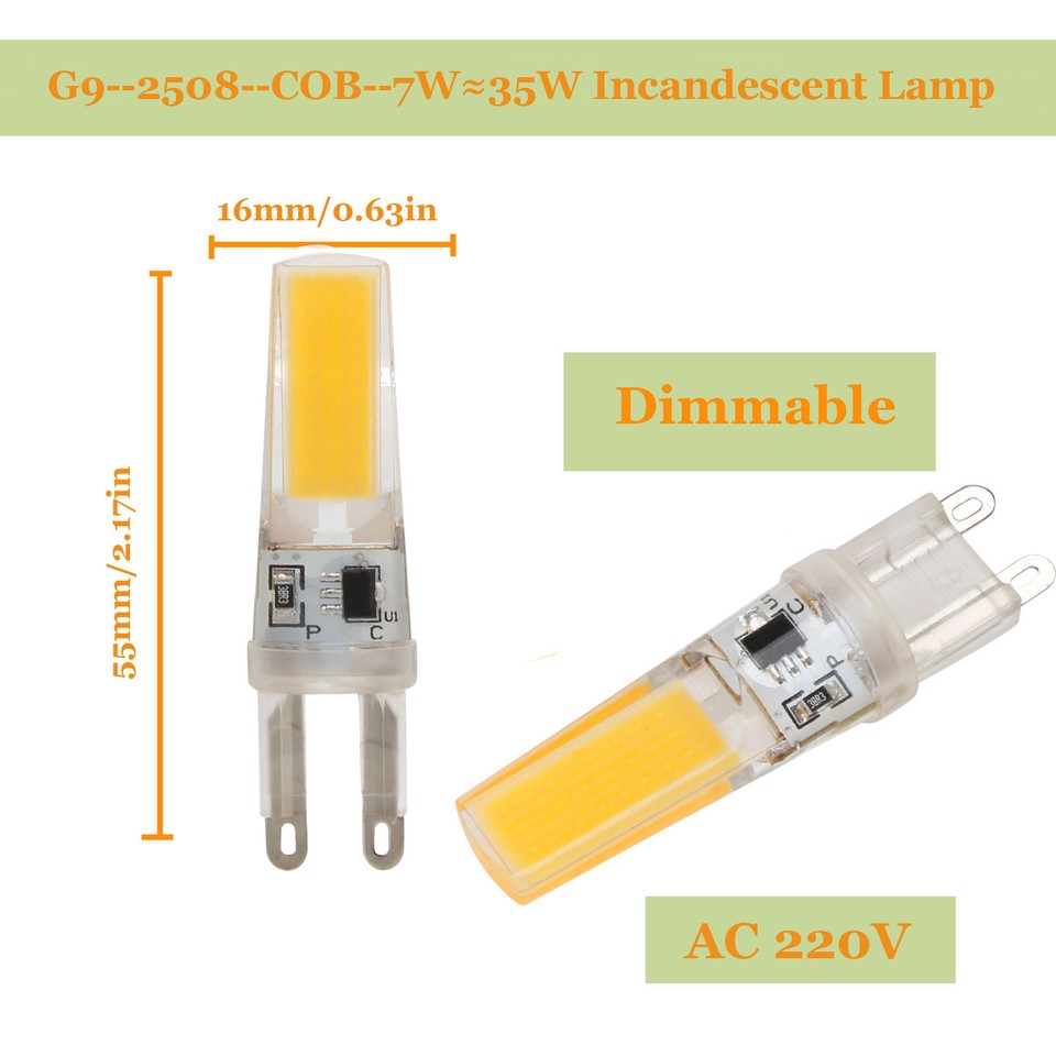 Mini G4 G9 E14 LED Light Capsule Bulb 12V 220V Replace Halogen Lamp ...