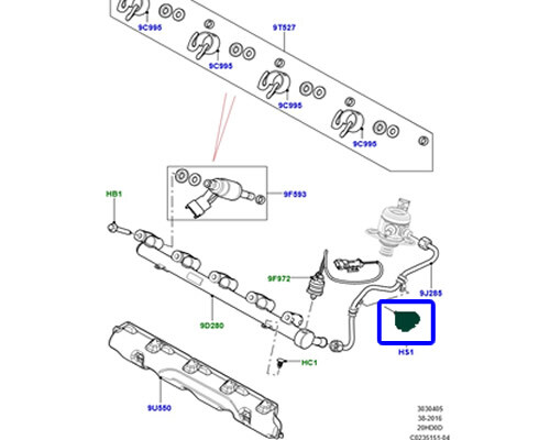 GENUINE LAND ROVER FUEL INJECTOR SCREW SET LR2 EVOQUE RANGE ROVER SPORT ...