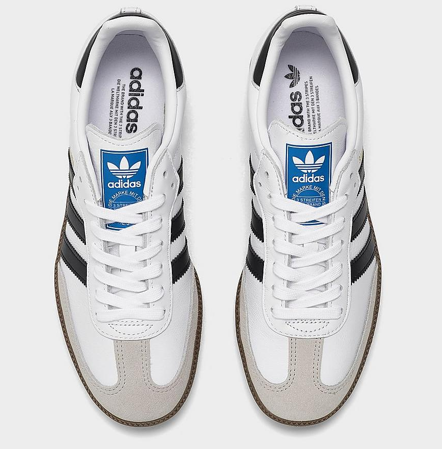 Women's Adidas Originals Samba OG White Black Clear Granite ALL SIZES ...
