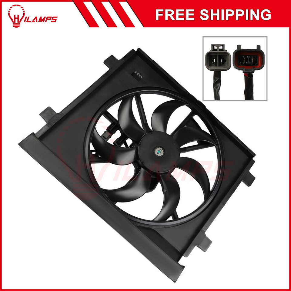 For 2013-2018 Nissan Sentra Radiator Cooling Fan Assembly 622880 Front ...