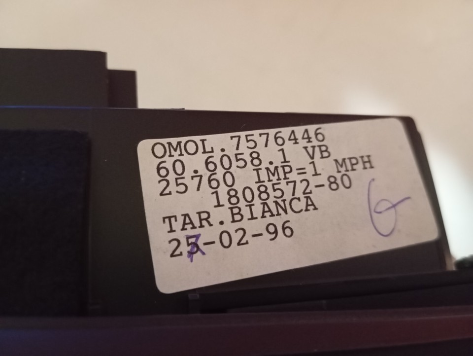 Fiat Tipo 1.4 - 1.6 Dashboard Instrument Cluster Right Hand Drive ...