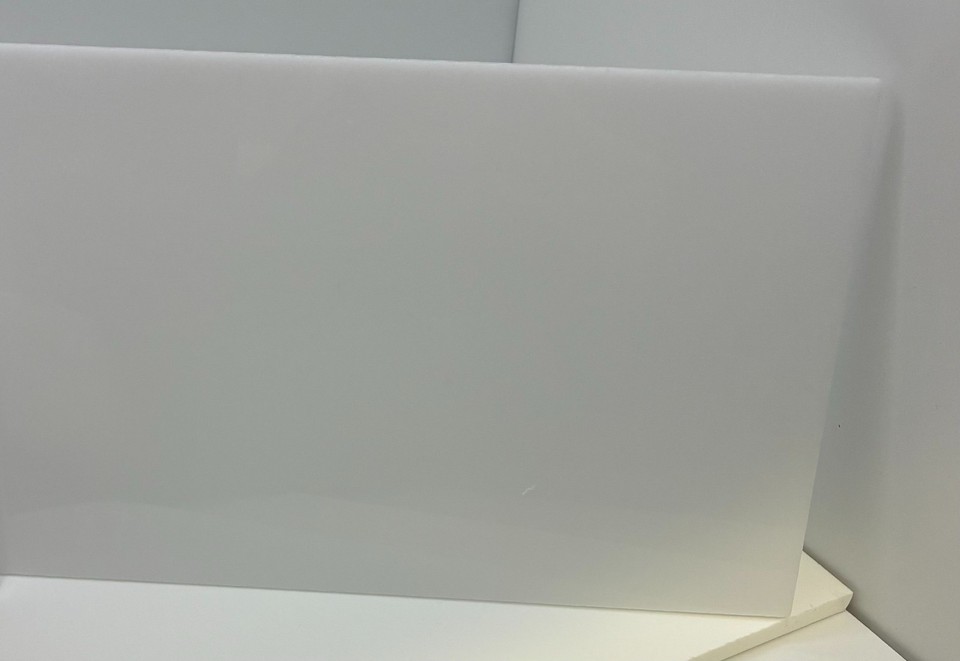 Acrylic Plexiglass Plastic Sheet-1/8" thick-White Translucent-Assorted ...