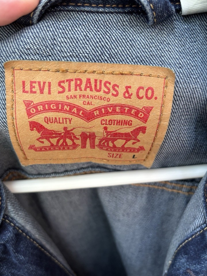 Levi's Red Tag Denim Trucker Jacket Large | eBay