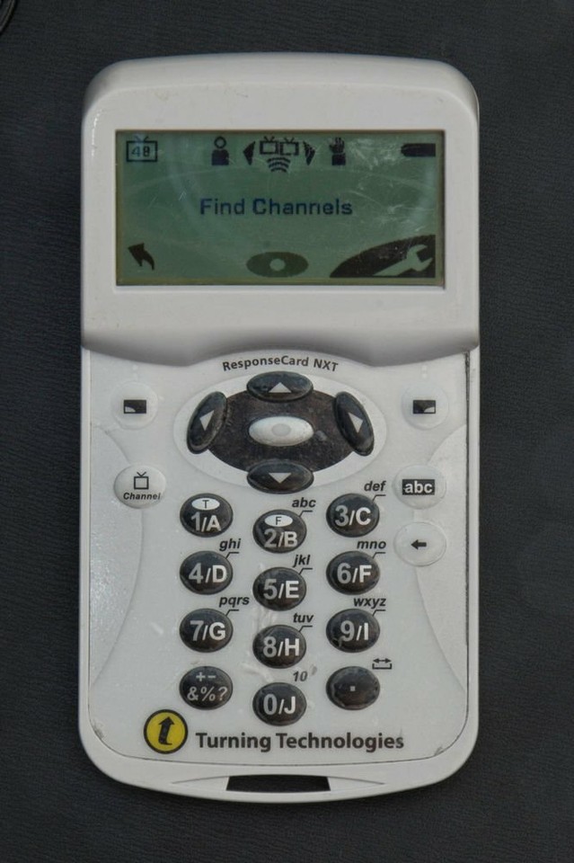 Responsecard NXT RF Keypad Clicker Response Card RCXR-02 Turning ...