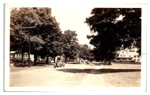 1941 RPPC Main Street, Greenfield, NH Real Photo Postcard *5R3 | eBay