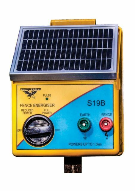 Thunderbird S-19B 1.5km Solar Electric Fence Energiser for sale online | eBay Australia