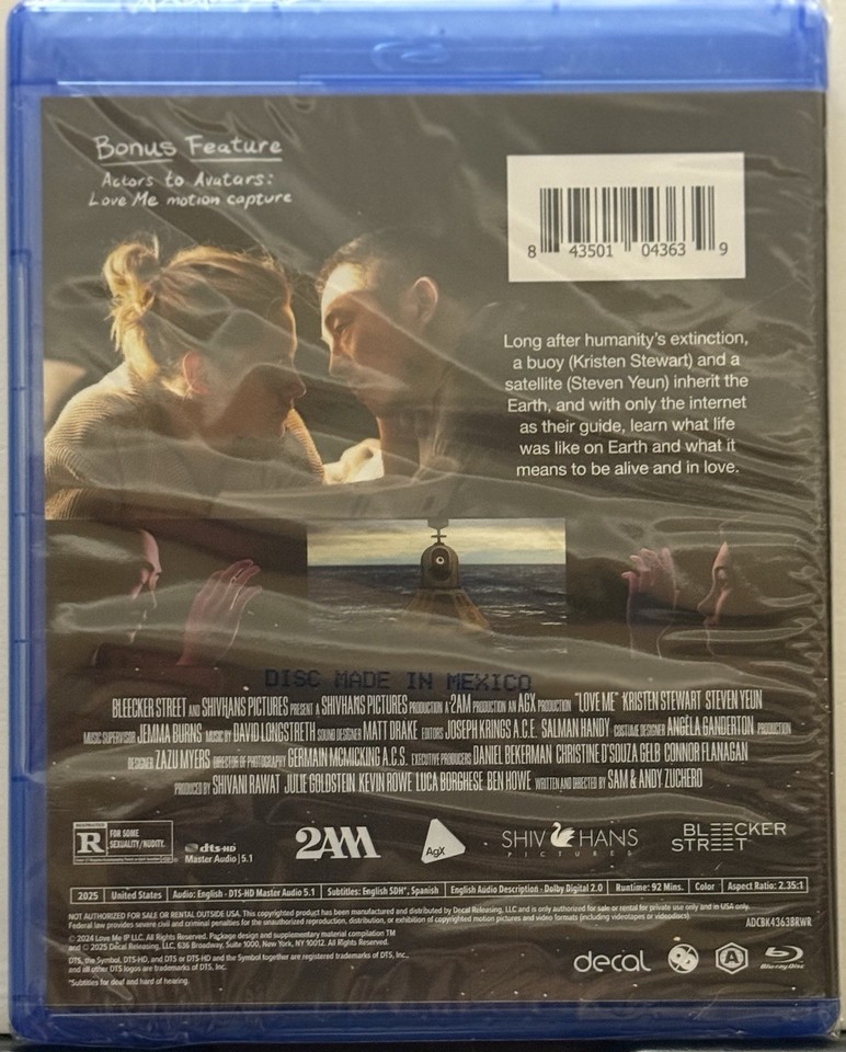 Love Me Blu-ray Kristen Stewart Steven Yeun NEW Sealed 843501043639| eBay