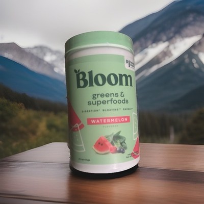 Bloom Nutrition Greens & Superfoods Powder, Watermelon, 25 Servings ...