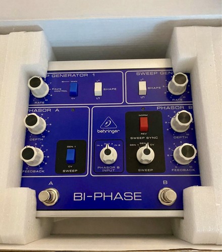 Behringer Bi-Phase - Stereo Phaser Effects Pedal, Guitar or Synthesizer | eBay