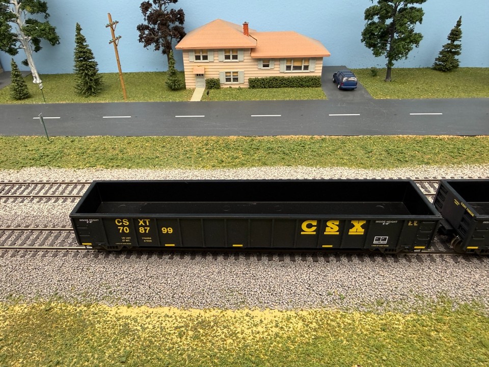Athearn CSX 52' Mill gondolas Qty 5 Custom Great Price! | eBay