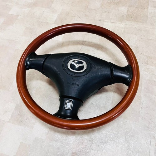 MAZDA Genuine 1999-2005 MIATA ROADSTER NARDI Wood Steering Wheel NB8C ...