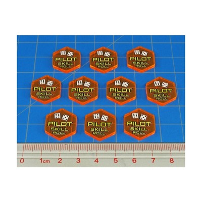 Litko Battletech Premium Printed Mecha Pilot Skill Check Tokens New | eBay