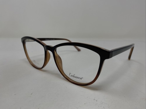 Enhance 4351 BROWN FADE 55-16-145 Plastic Full Rim Eyeglasses Frame ...