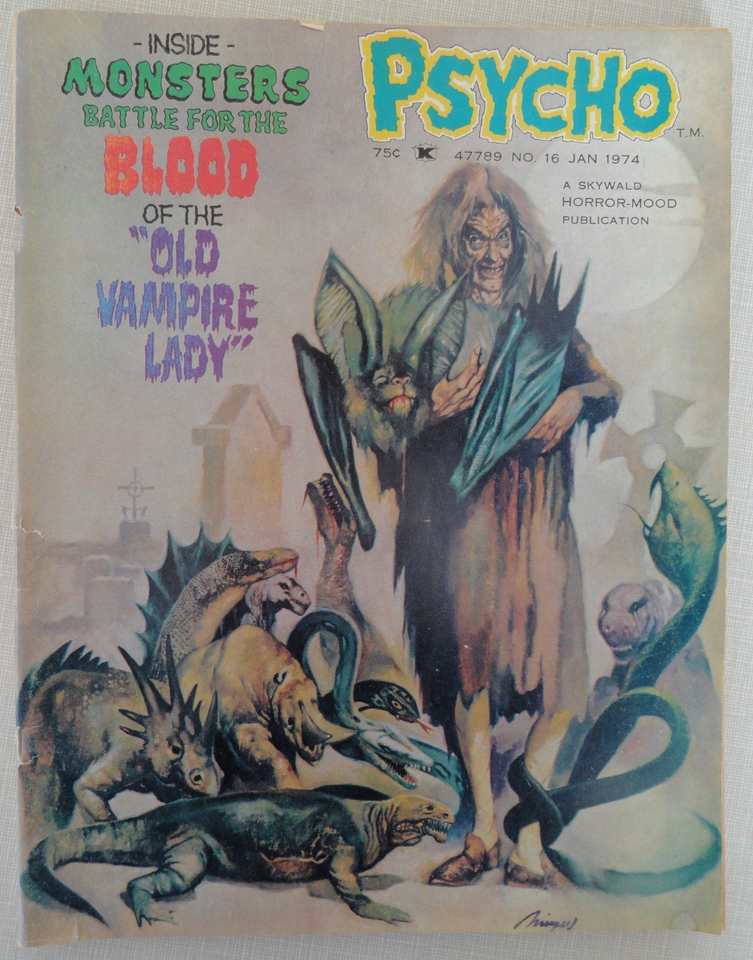 Psycho #16 - January 1974 – Skywald Magazine -GD - well read Issue!! | eBay