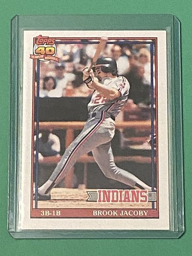 1991 Topps - #47 Brook Jacoby Cleveland Indians | eBay
