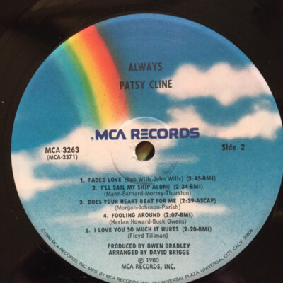 Patsy Cline - Always Patsy Cline - MCA Records - MCA-3263 - LP, Comp ...