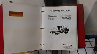 DYNAPAC CA251/301 VIBRATORY ROLLER PARTS Operation, Safety maintenance ...