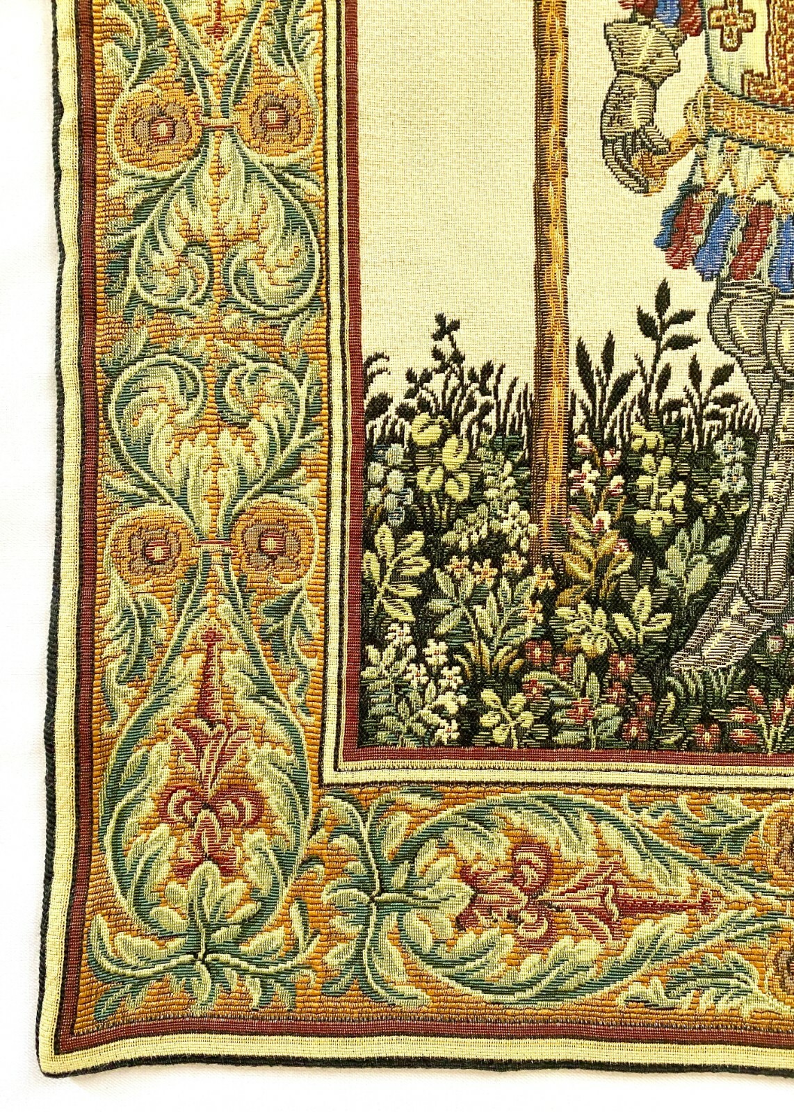 NEW 26" X 24" LA MANTA HIGH DETAIL BEAUTIFUL BELGIAN TAPESTRY LINED ...