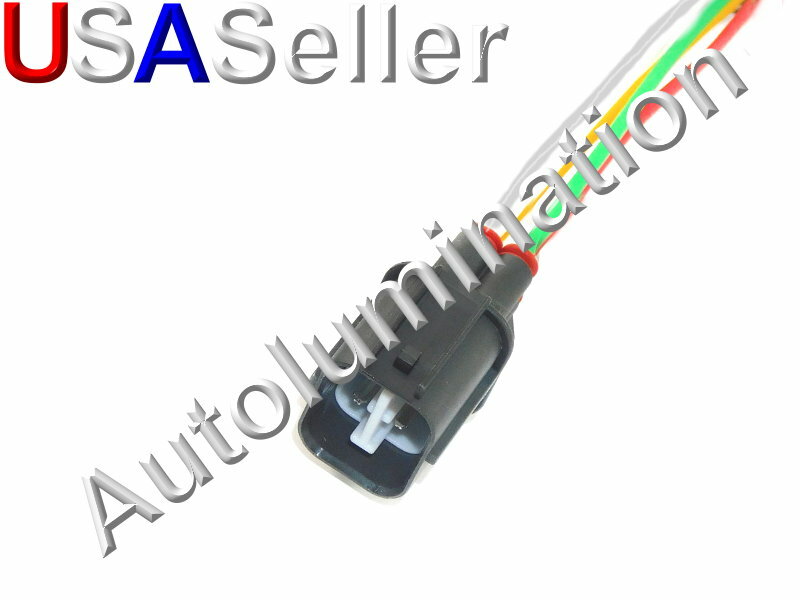 O2 Oxygen Sensor Female Connector Harness Kit 4 Way Honda Civic Integra ...