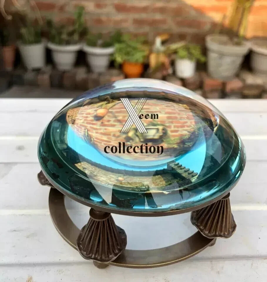Antique Map magnifier, Brass Nautical 4" Magnifying Glass Paperweight ...