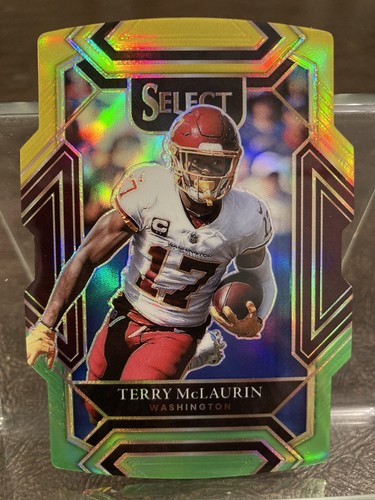 2021 Select Terry McLaurin Green & Yellow Prizm Club Level #234 ...