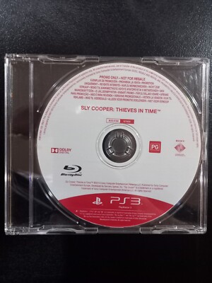 PS3 Promo Disc Sly Cooper Thieves In Time Sony PlayStation 3 Game ...