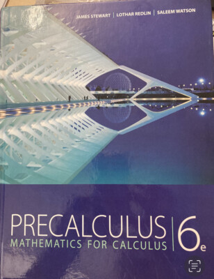 Precalculus: Mathematics for Calculus, 6th Edition by Stewart, James ...
