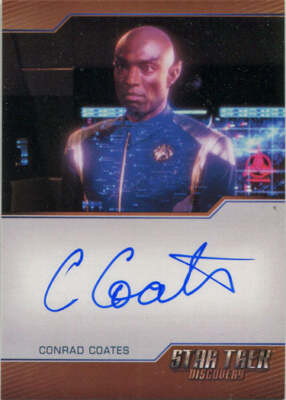 Star Trek Discovery Season 1 Autograph Card Conrad Coates as Admiral ...