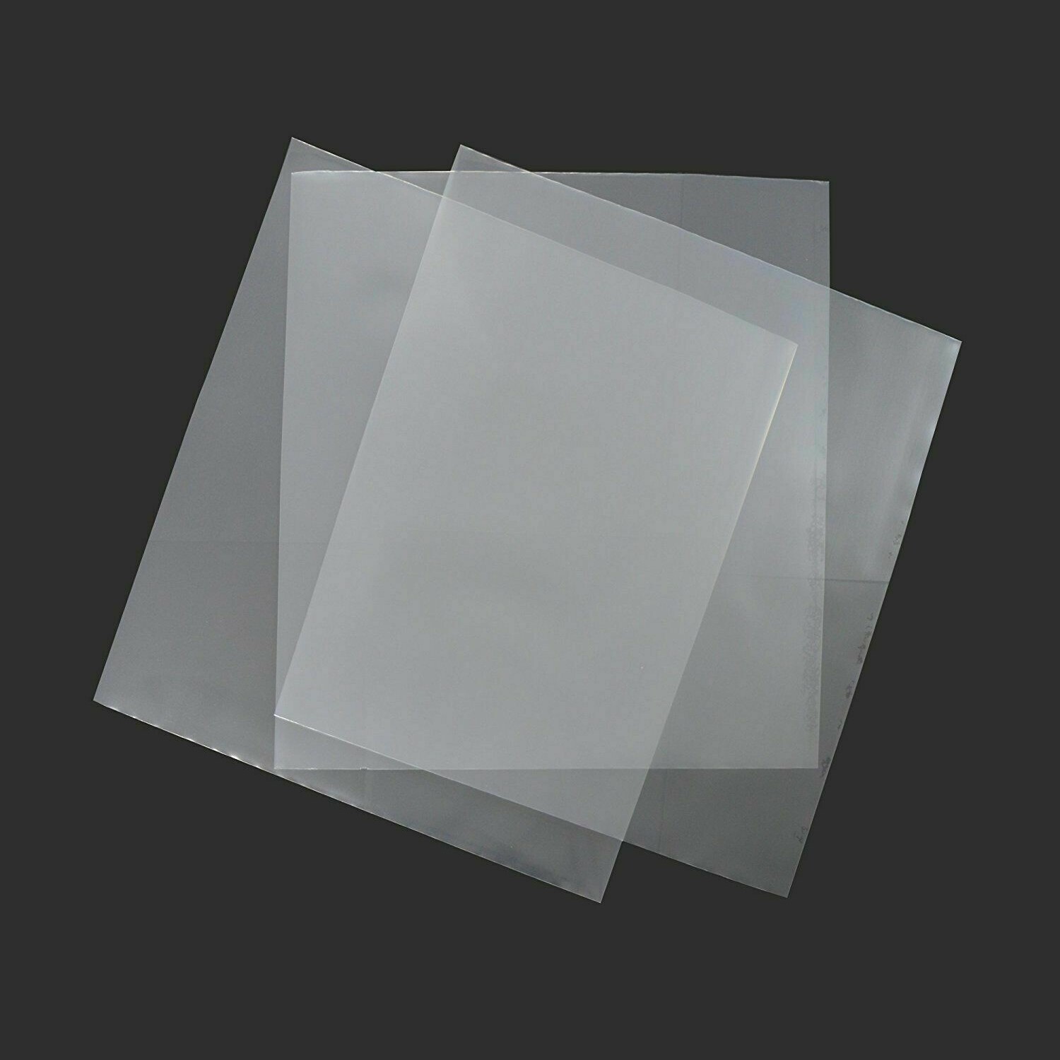 Premium 250g 12" Clear Plastic Vinyl Record Outer Sleeves Slimline LP ...