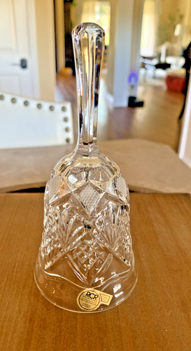 Vintage Small RCR Royal Crystal Rock Italy Hand Cut Crystal Bell | eBay