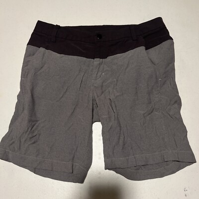 Lululemon Commission Shorts Size 34 Gray Colorblock Casual Chino 8 ...