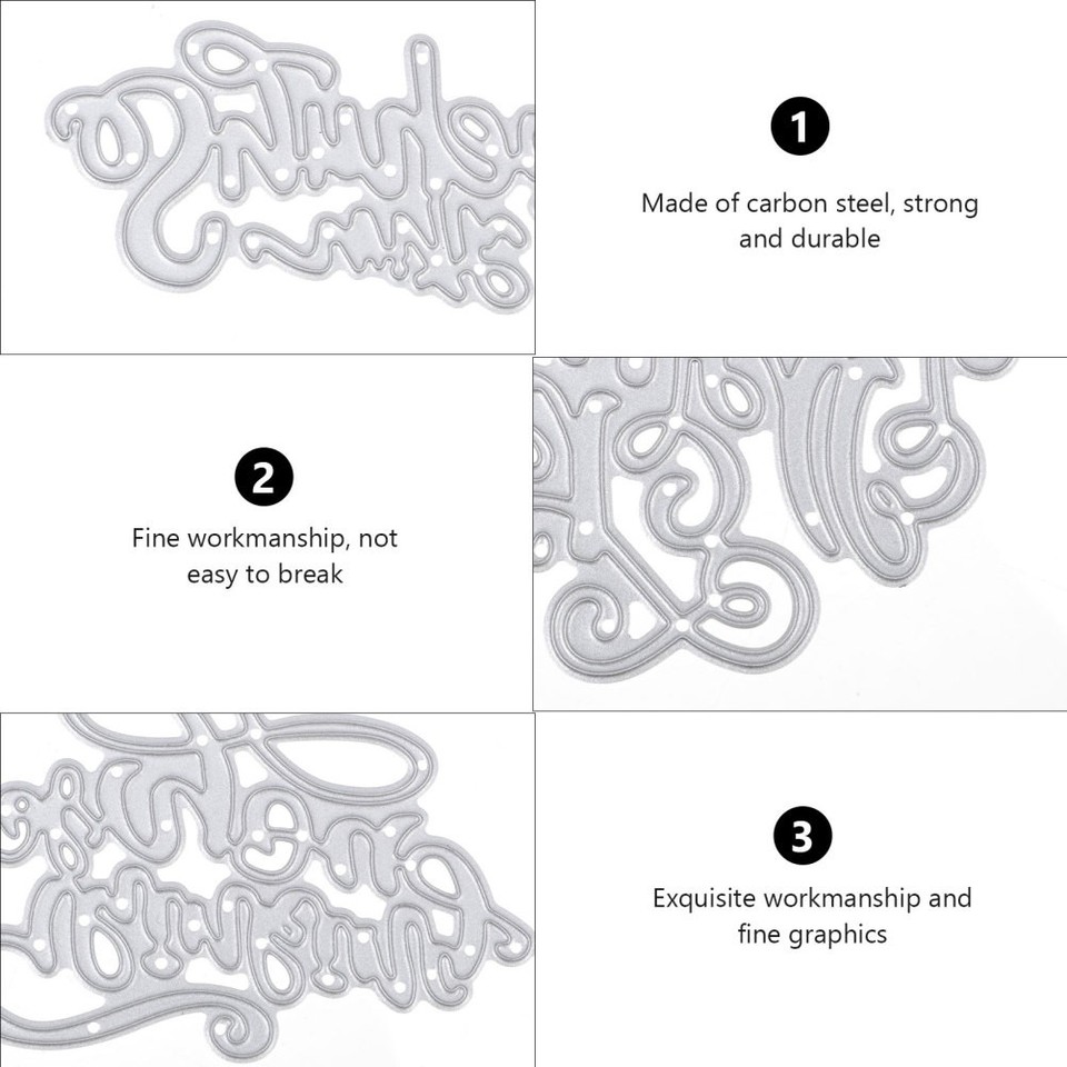 6 Pcs Metal Dies Embossing Stencil Template For Handmade Crafts | eBay ...